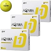 Amazon.co.jp: 本間ゴルフ D1 ボール ゴルフボール 2024年モデル BT2401 ホワイト 3ダース 36球 飛距離 オリジナルウッドティ : スポーツ＆アウトドア