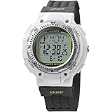 Amazon.co.jp: [NOA精密] 腕時計 デジタル イグザート 電波 ソーラー 防水 ウレタンベルト XXW-501 PW メンズ ブラック : ファッション