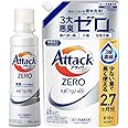 Amazon | アタック 【まとめ買い】ZERO 液体史上 最高の清潔力。無菌レベルの消臭力 大サイズ 本体 580g+詰替え810g | アタック | 液体洗剤