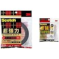 Amazon | 3M スコッチ 超強力両面テープ プレミアゴールド スーパー多用途 粗面用 幅19mm長さ4m SPR-19R & スコッチ 両面テープ あとからはがせる超強力プレミア ...