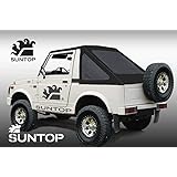 Amazon | Smittybilt社製 スズキ ジムニー幌 ブラックデニム SJ30 SJ40 JA51 JA71 JA11 JA12 | 幌・サントップ | 車＆バイク