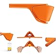 Dreamfarm Original Orange Fluicer Easy-Squeeze Fold-Flat Citrus Juicer ...
