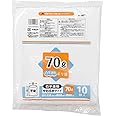 Amazon.co.jp: コア ポリ袋 ゴミ袋 70L 白半透明 10枚入 縦90cm×横80cm×厚み0.03mm やわらかタイプ ごみ袋 平袋 A142T : ドラッグストア