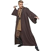 Laku Mens Tunic Hooded Robe Cloak Knight Costume Halloween Cosplay ...