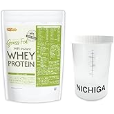 Amazon | NICHIGA(ニチガ) GRASS FED WPI instant ホエイプロテイン 500g〔rBGH and rBST牛成長ホルモン不使用〕GMO-Free グラスフェ ...