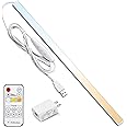 Amazon.co.jp : AuyiHomu ledバーライト リモコン 35cm USB マグネット 調光 調色 スイッチ付き 明るい 目に優しい 省エネ タイマー機能 電球色/昼白色 ...