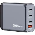 Amazon.co.jp: Verbatim(バーベイタム) PD100W対応 【海外使用対応】 チャージャー AC充電器 USB x4ポート ...