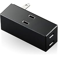 Amazon | エレコム コンセントトリプルタップ 3個口 ブラック T-TR01-2300BK | エレコム | 家電＆カメラ