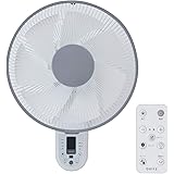 Amazon | TEKNOS(テクノス) 35cm羽根 フルリモコン 壁掛け扇風機 7枚羽根 DCモーター搭載 DC扇風機 KI-DC366 ホワイト | TEKNOS(テクノス ...