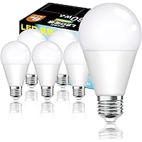 Amazon | LED電球 E26口金 6.9W 60W形相当 昼白色 5000K 830lm RA93 広配光 高輝度 高演色性 省エネ 密閉形器具対応 断熱材施工器具対応 調光不可 6個 ...