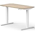 Amazon | MOTTI Niko 2 電動昇降デスク エの字型 昇降範囲65-110cm オーク天板 一枚板 幅120 x 奥行60cm 耐荷重100kg デュアルモーター メーカー5年 ...