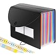 Expanding Files Folders with Cover 24 Pockets,Expandable Accordian File ...