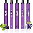 Amazon | HOOLOO 電子タバコ 使い捨て ベイプ vape 7,500回吸引 24種風味 5本 爆煙 液漏れ防止 シーシャ ...