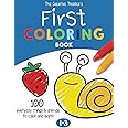 Amazon | ABC Coloring Book: Color 100+ Animals, Birds, Vehicles, Fruits ...