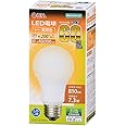 Amazon | LED電球 E26 60形相当 広配光 電球色_LDA7L-G AG53 06-3083 | オーム（OHM） | LED電球 通販