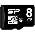 Amazon | シリコンパワー microSDHCカード 8GB class10 アダプタ付 ブラック SP008GBSTH010V10SP | SP Silicon Power ...