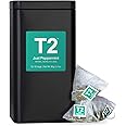 T2 Tea Just Peppermint Herbal Tea in Tea Caddy 60 Teabags, 1 x 60 Count ...