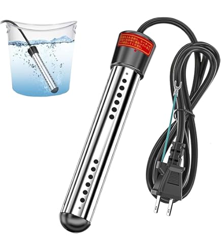 Amazon.co.jp: 投げ込みヒーター 電気浸漬給湯器ロッド プールヒーター