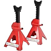 Amazon.co.jp: Fkstyle ジャッキスタンド 3t 折りたたみ セット ジャッキアップ タイヤ交換 ウマ 自動車用 2個 リジットラック 車 : 車＆バイク