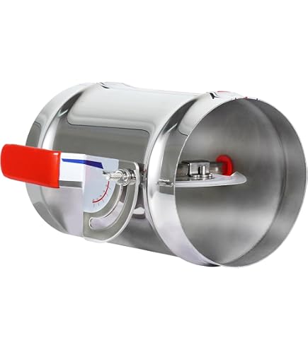 Uxcell HVAC Duct Manual Volume Damper 6 Inch Airflow Ducting Branch ...