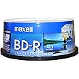 Amazon.co.jp: マクセル(maxell) 録画用 BD-R 標準130分 4倍速 ワイドプリンタブルホワイト 30枚スピンドルケース BRV25WPE.30SP : パソコン・周辺機器