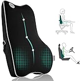 ANTETOKO Lumbar Support Pillow,Memory Foam Back Support for Office ...