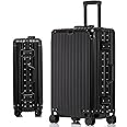 Amazon.co.jp: [DoubleTT] スーツケース アルミ・マグネシウム合金製 機内持ち キャリーケース アルミフレーム 超軽量 耐衝撃 キャリーバッグ 大容量 TSAロック搭載 ...