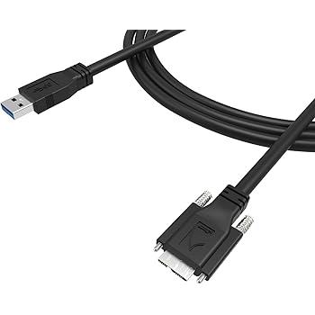 Amazon.co.jp： Unibrain USB 3.0ケーブル USB-A to USB MicroB スクリューロック付 10m 18730: 家電・カメラ