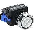Amazon | IDEC(アイデック) φ22 TWシリーズ 押ボタンスイッチ 平形 モメンタリ形 ABW110G | 押しボタンスイッチ ...