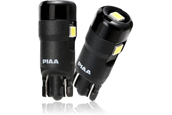 Amazon.co.jp 限定】PIAA ポジション用 LEDバルブ 6600K 高光度 全方向高拡散LED 12V・1.2W・100lm T10 車検対応 2個入 X7362』がカーパーツで ...