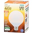Amazon | オーム(OHM) LED電球 ボール電球形 E26 40形相当 電球色 オーム電機 LDG4L-G AG51 06-3161 | オーム（OHM） | LED電球