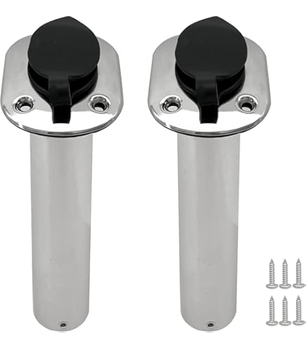 Amazon | Lezalic ロッドホルダー 埋め込み式 ステンレス製 船べり 15