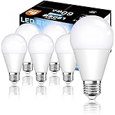 Amazon | LED電球 E26口金 6.9W 60W形相当 昼光色 6500K 850lm RA93 広配光 高輝度 高演色性 省エネ 密閉形器具対応 断熱材施工器具対応 調光不可 6個 ...