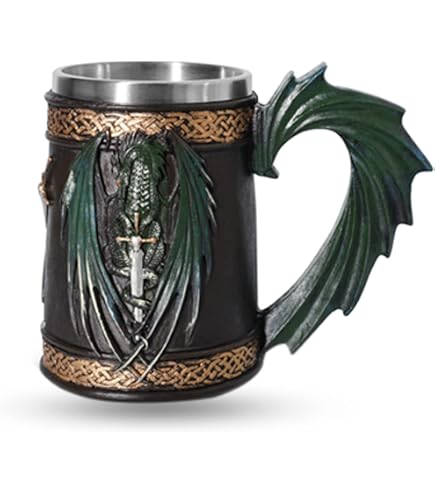 Dragon Beer Stein Medieval Dragon Mug - Game Of Thrones D&D Collector ...