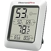 ThermoPro TP53 Hygrometer Humidity Gauge Indicator Digital Indoor ...