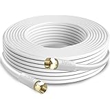 Amazon | Postta アンテナケーブル 30M 同軸ケーブル S-5C-FB（RG6) 4K8K 地デジ・BS・CS・CATV放送対応 金メッキプラグ F型プラグ ブラック ...