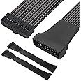 Amazon.co.jp: Xiatiaosann 2パック小型ミニUSB 3.0 19ピン20ピン延長ヘッダーアダプターケーブル、メインボード用マザーボードUSB3.0延長ケーブル15cm ...
