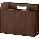 Amazon | セキセイ ボックスファイル A4 ヨコ WOODS STYLE ブラウン WDS-8651 | ボックスファイル | 文房具・オフィス用品