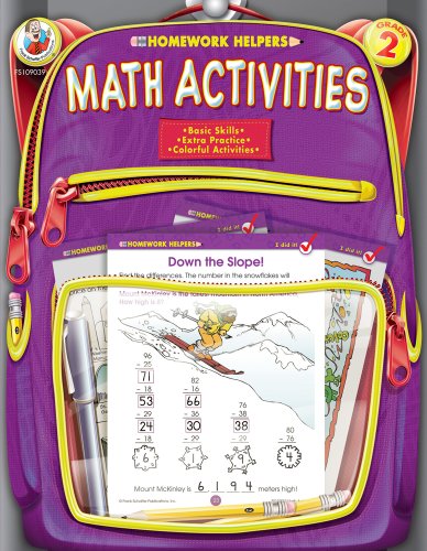 Amazon | Homework Helpers Math Activities Grade 2 | Frank Schaffer ...