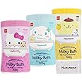 Amazon | クレッシュ ミルキーバス Clesh 入浴剤 3種アソートセット 700g ハローキティ ローズ シナモロール 森 ポムポムプリン ゆず 各種1個セット + Kunutonn ...