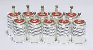 Amazon | 5D-2V/FB用コネクター （MP-5）10個セット 銀メッキ | HD Hanna Denshi | 無線機ケーブル・配線パーツ