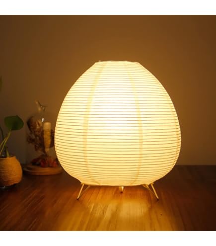 Rice Paper Lantern Tall Table Japanese Style Rice Paper Floor Lamp