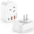 Japan Travel Adaptor, 2 Pack AU to Japan Travel Adapter Type A Travel ...