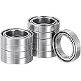 Amazon | Kozelo 10個 深溝ボールベアリング 8mm x 12mm x 2.5mm クロム鋼球 モーター 工作機械 ギアボックス ベアリング用 二重密封 AB EC1 | 深溝 ...