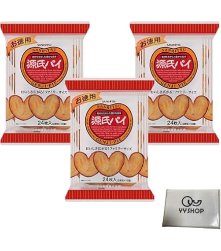 Amazon.co.jp: 三立製菓 源氏パイ 16枚×12袋 : 食品・飲料・お酒