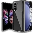 Amazon.co.jp: Galaxy Z Fold5 5G ケース クリア 適用 ギャラクシー フォールド5 SC-55D SCG22 クリアケース GalaxyFold5 透明 カバー ...