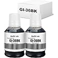 Amazon.co.jp: 【BAALAND】キャノン用 GI36 GI-36 BK GI-36BK 2パック ブラック 顔料 170ML 互換インクボトル 対応機種： GX7030 ...