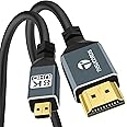 Amazon | Thsucords 超薄型 8K 4K Micro HDMI - HDMIケーブル 1M 柔軟 ソフト スリム Micro HDMI 2.1 リード 48Gbps 高速 8K ...