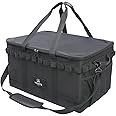 Amazon.co.jp: YOGOTO キャンプ ソフトコンテナ 収納ボックス ギアボックス ツールボックス 36L 60L トランク収納 大容量 車載収納 ソロ用 底面防水 仕切り付き ...