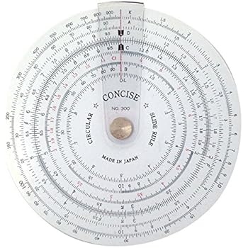 Amazon | コンサイス 定規 円形計算尺 300 100829 | 文房具・オフィス用品 | 文房具・オフィス用品